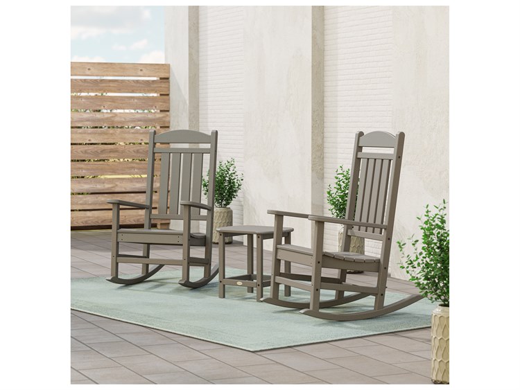 POLYWOOD® Presidential Recycled Plastic Rocker 3-Piece Set | PWPWS1661