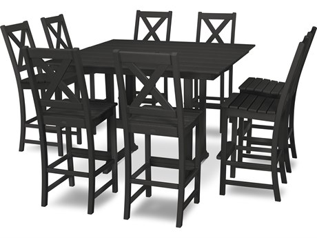 POLYWOOD® Palm Coast Recycled Plastic 5 Piece Bar Set | PWPWS2611