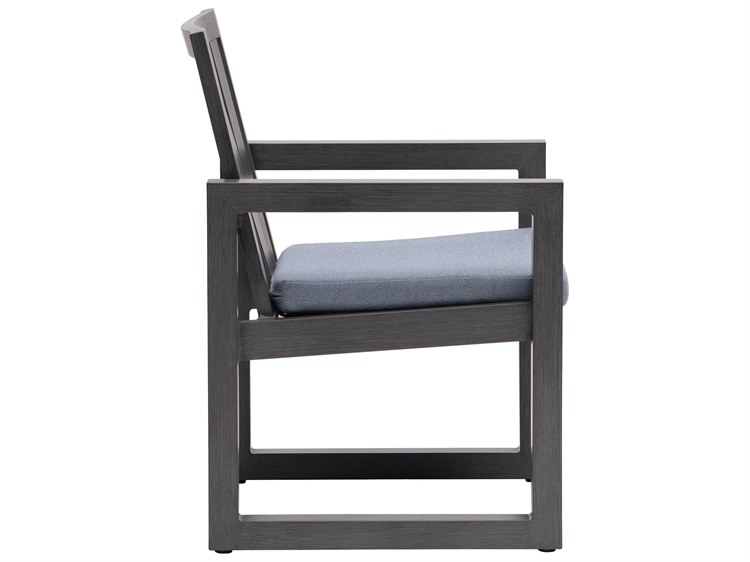 Ratana Milano Aluminum Cushion Dining Chair | RANFN64312OGY