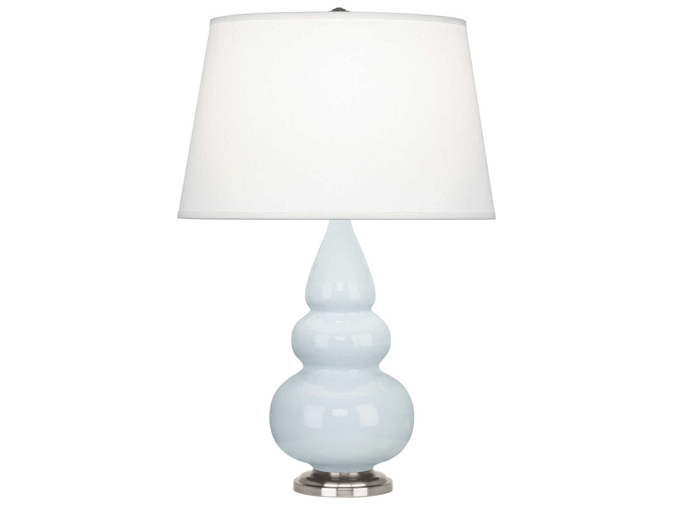 Robert Abbey Small Triple Gourd Baby Blue Glazed Table Lamp | RBA21XB