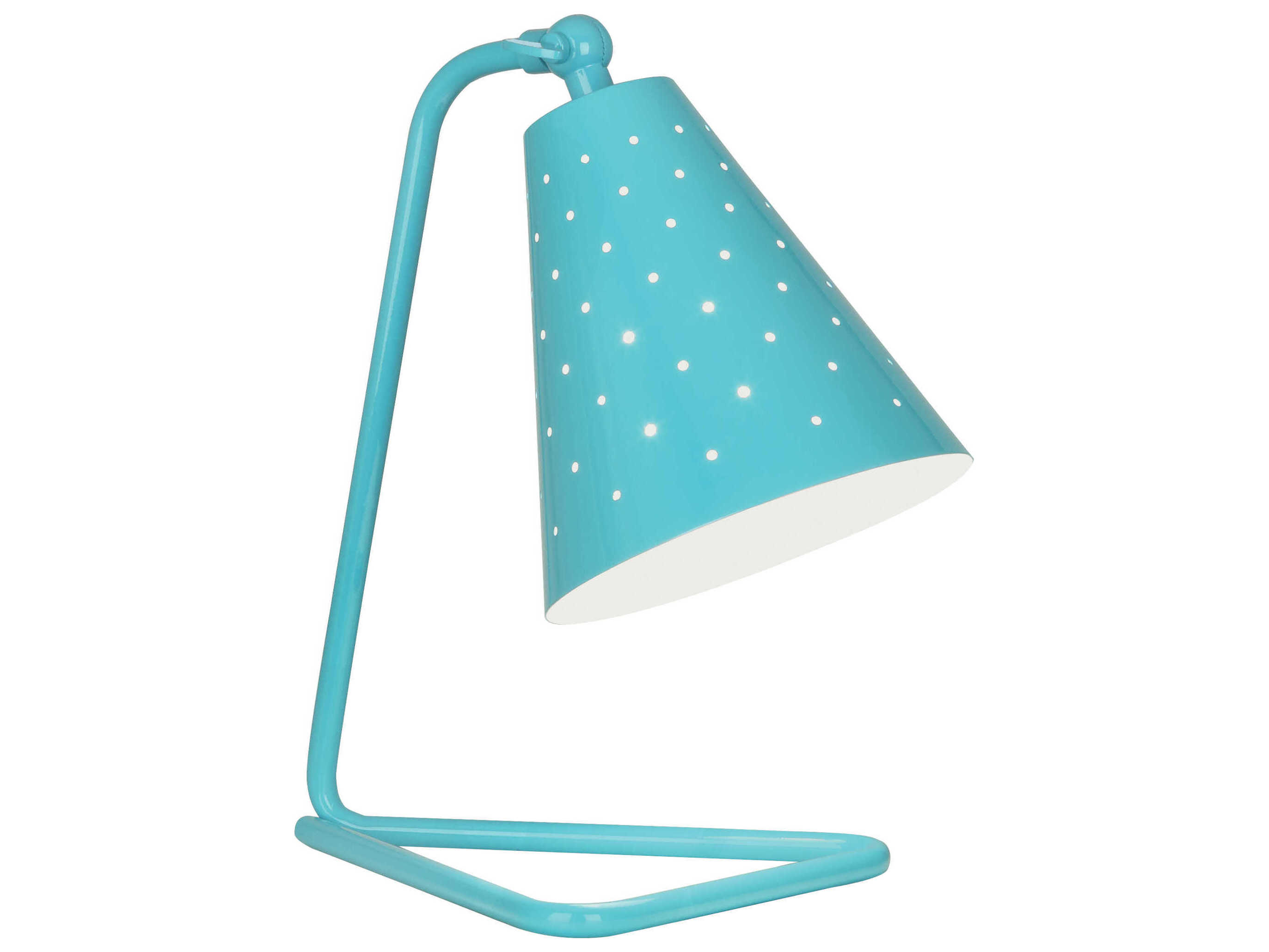 Robert Abbey Pierce Egg Blue Gloss Desk Lamp | RBAEB988