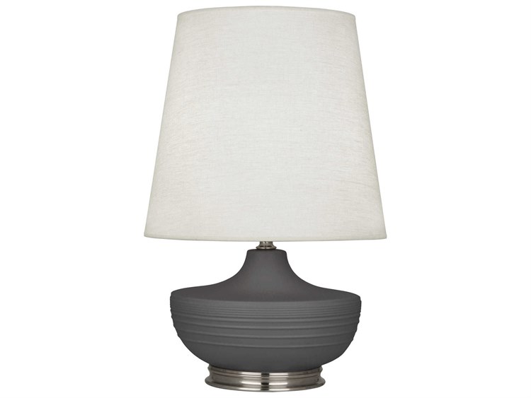 Robert Abbey Michael Berman Nolan Matte Ash Glazed Dark Antique Nickel ...