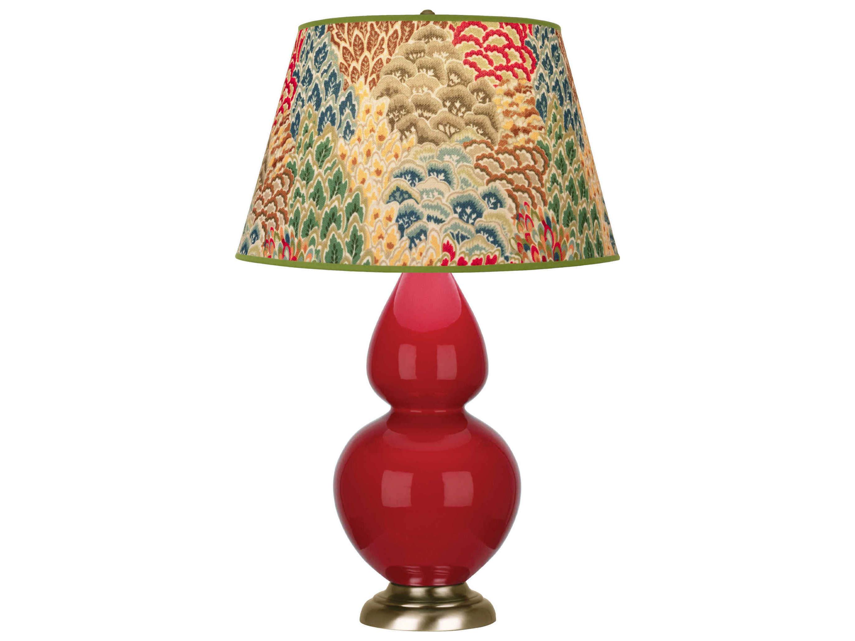 Robert Abbey Double Gourd Ruby Red Glazed Buffet Lamp | RBARR2DG