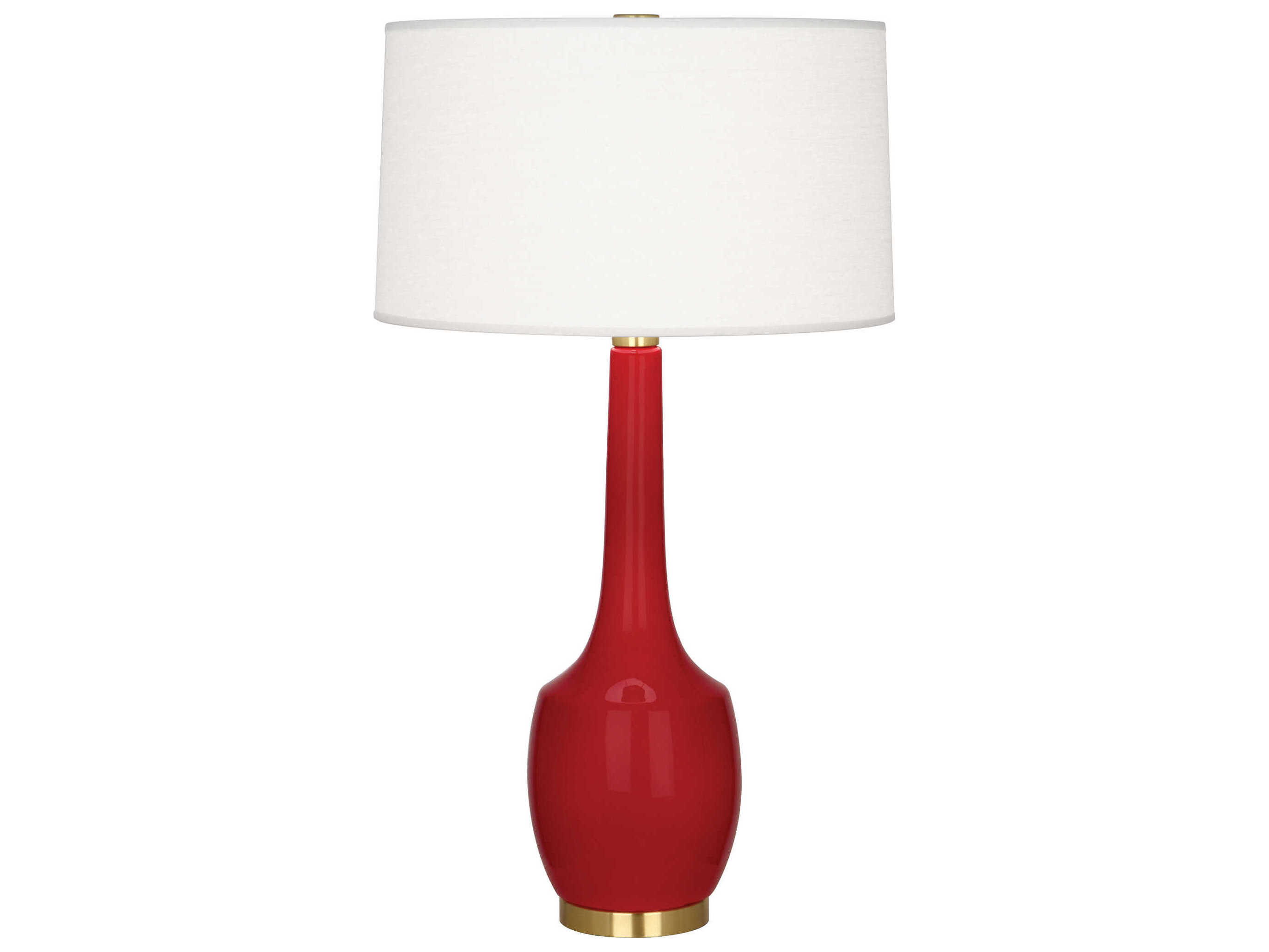 Robert Abbey Delilah Ruby Red Glazed Buffet Lamp | RBARR701