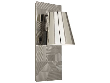 Robert Abbey Michael Berman Brut 1-Light Polished Nickel Wall Sconce ...