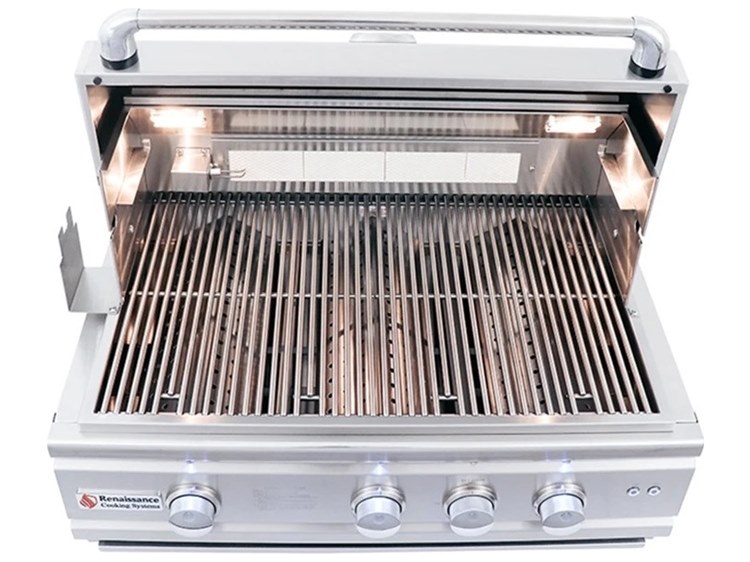 RCS Grills 30in Cutlass Stainless Pro Series Natural Gas Grill with LED ...