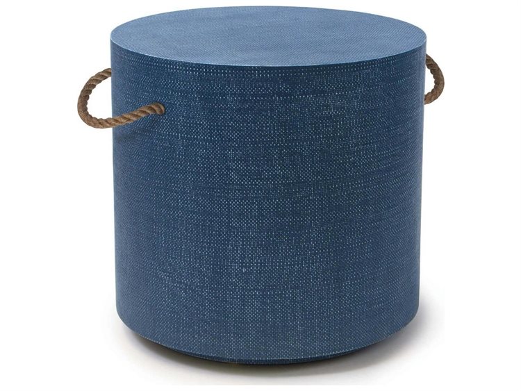 Regina Andrew Aegean Round Indigo End Table | REG301104IND