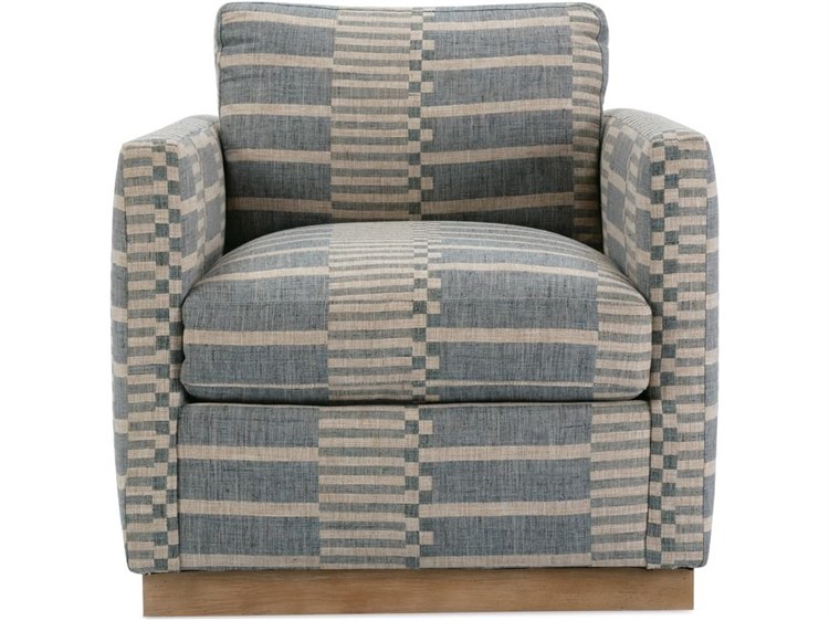 Rowe Allie Swivel Blue Fabric Accent Swivel Chair | ROWALLIE016PA