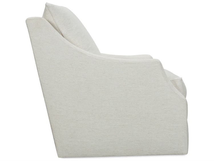 Rowe Kara Glider Cream Fabric Accent Swivel Chair | ROWKARA007EDP