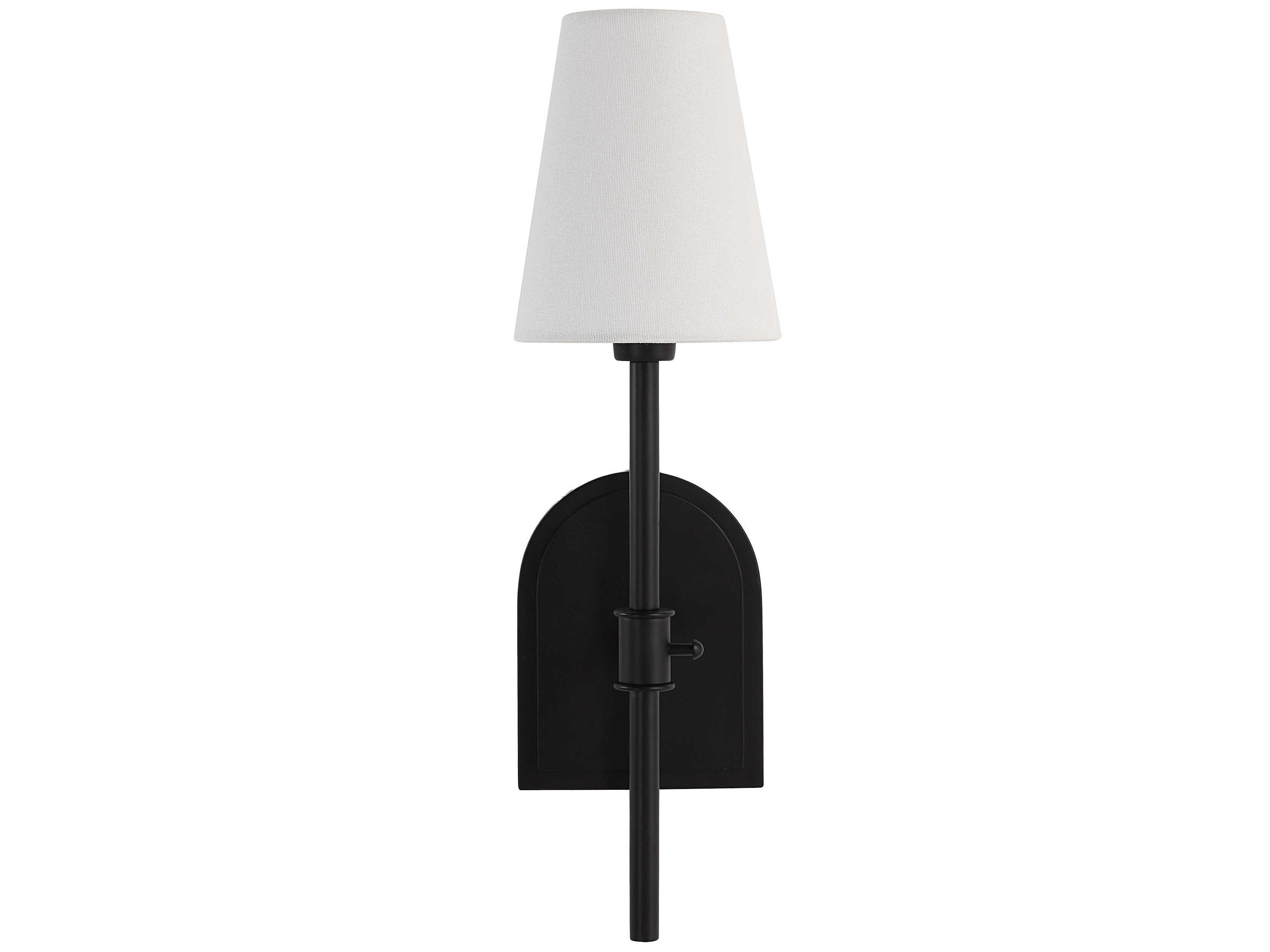 Renwil Mililani 1-Light Powder Coated Matte Black Wall Sconce | RWWS167