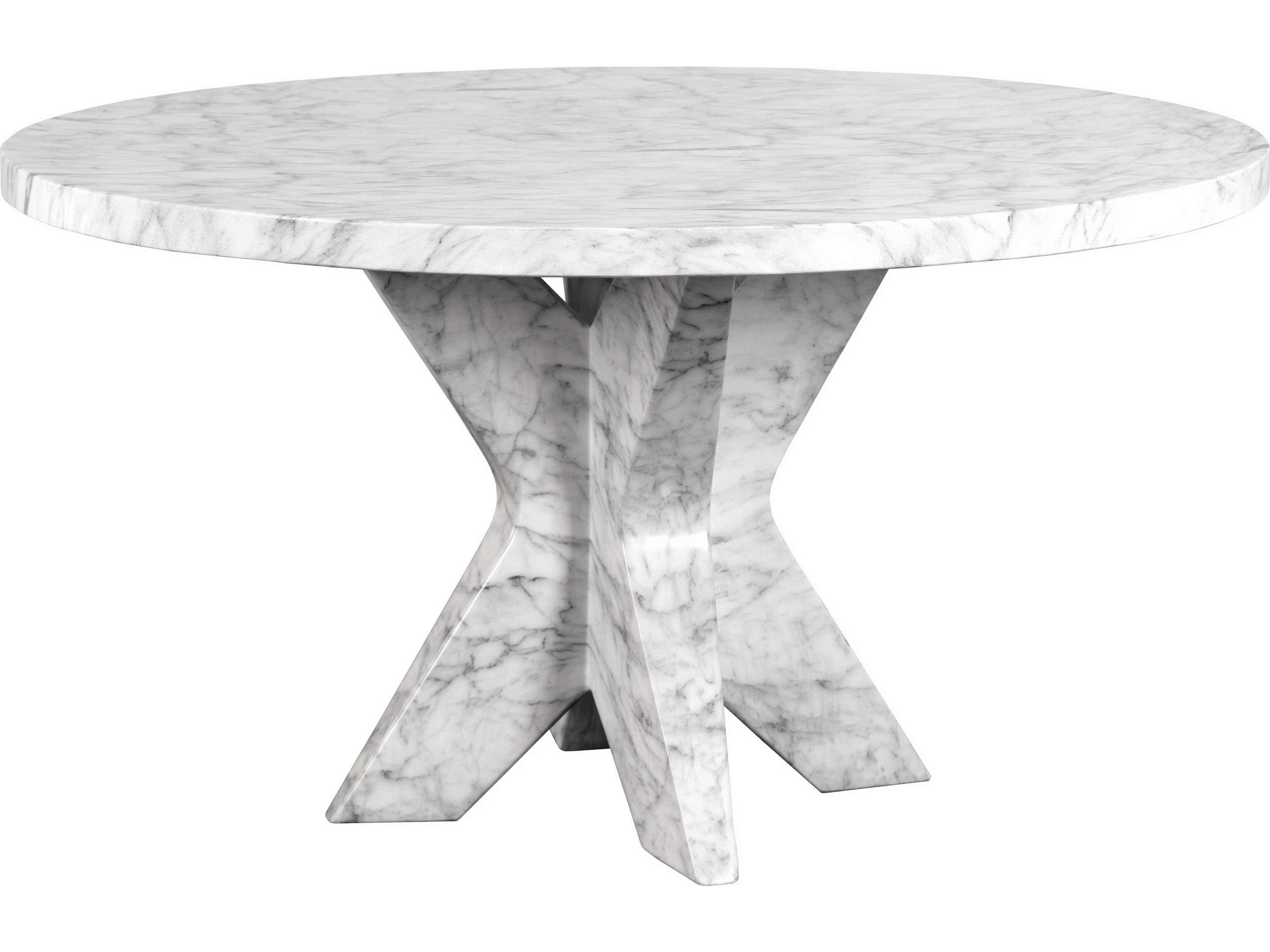 Sunpan Modern Home Mixt White Marble Look Table Base | SPN106861