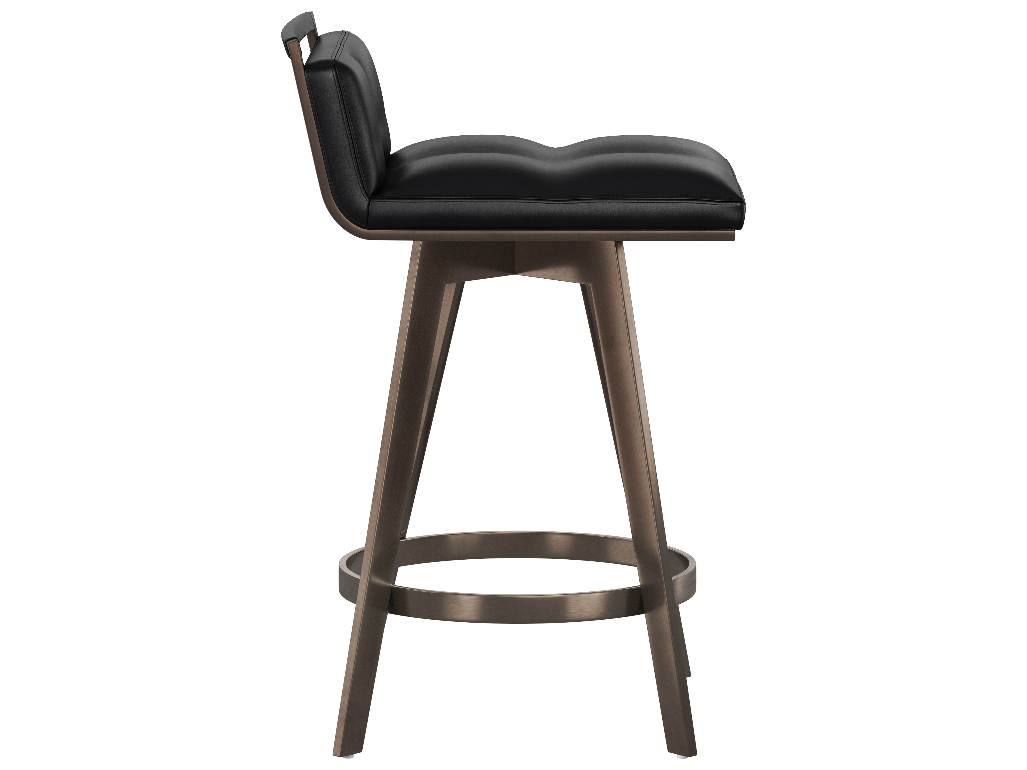 Sunpan Arizona Swivel Counter Stool in Bravo Black | SPN112550
