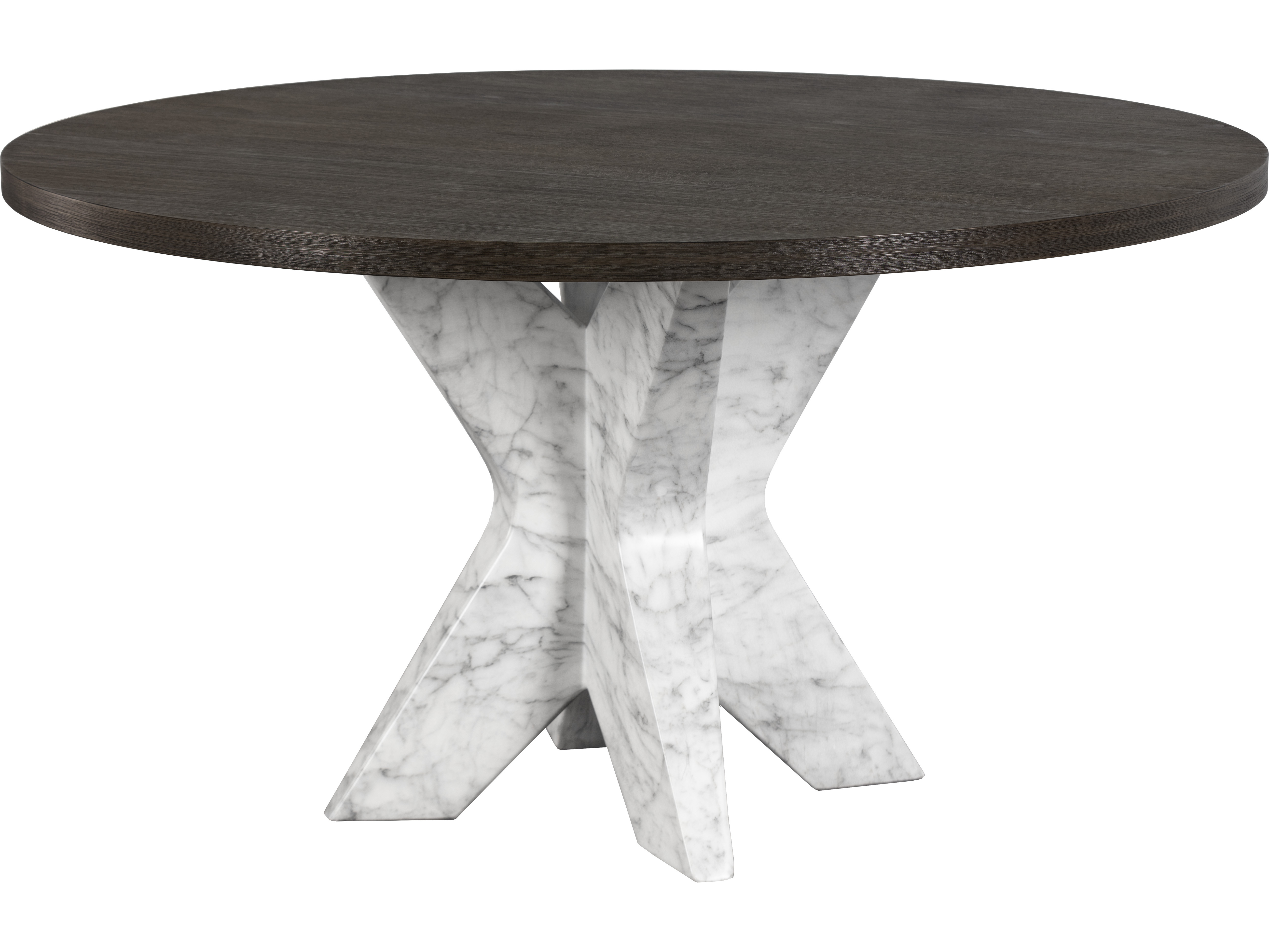 Sunpan Outdoor MIXT Cypher Concrete Marble Look White Dining Table Base ...