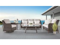 South Sea Rattan Ryan Aluminum Outdoor Lounge Set | SRRYNLNGSET
