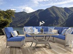 South Sea Rattan Mayfair Wicker Pebble Outdoor Patio Sofa | SR77803