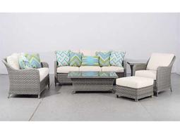 South Sea Rattan Mayfair Wicker Pebble Outdoor Patio Sofa | SR77803