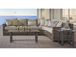 South Sea Rattan New Java Wicker Sandstone Square Outdoor Dining Table ...