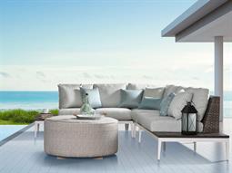 South Sea Rattan Saint Tropez Wicker Outdoor Patio Lounge Set | SRSNTWRCL