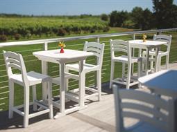 Seaside Casual Classic Adirondack Recycled Plastic Counter Set | SSCCLSSCACNTRSET