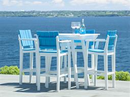 Seaside Casual Classic Adirondack Recycled Plastic Outdoor Dining Set | SSCCLASSICADIRONDACK1