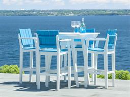 Seaside Casual Classic Adirondack Recycled Plastic Outdoor Dining Set | SSCCLASSICADIRONDACK1