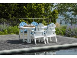Seaside Casual Classic Adirondack Recycled Plastic Outdoor Dining Set | SSCCLASSICADIRONDACK1