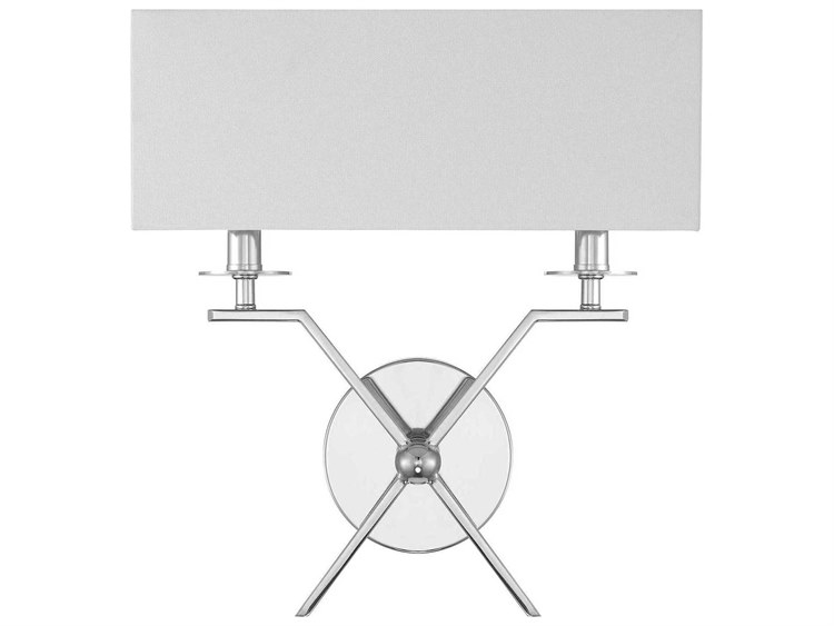 Savoy House Arondale 2-Light Polished Nickel Wall Sconce | SV933052109