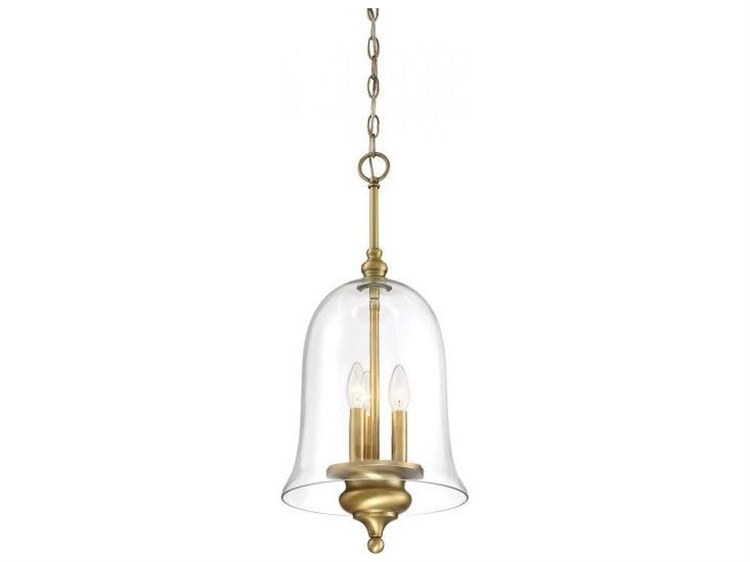 Savoy House Meridian Natural Brass Three-Light 11'' Wide Glass Mini ... Savoy House Meridian Natural Brass Three-Light 11'' Wide Glass Mini ...
