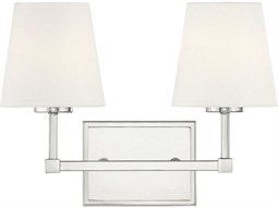 Savoy House Cameron 2-Light Polished Nickel Vanity Light | SV825422109