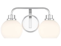 Savoy House Cameron 2-Light Polished Nickel Vanity Light | SV825422109