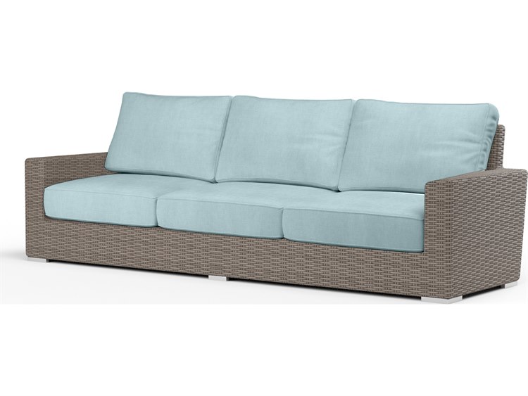 Sunset West Coronado Wicker Patio Sofa | SW210123NONSTOCK