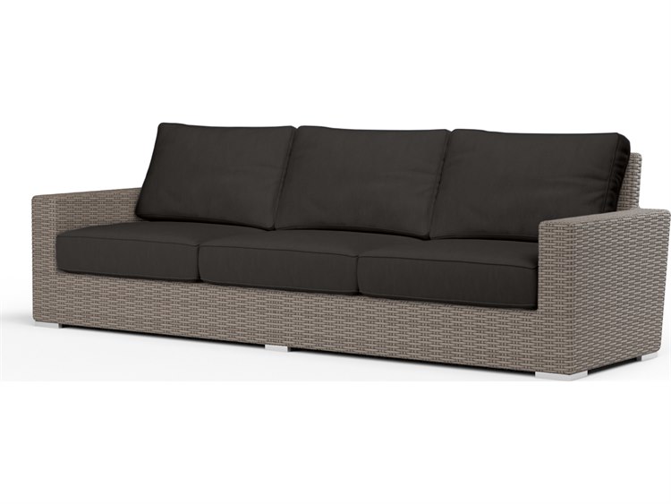 Sunset West Coronado Wicker Patio Sofa | SW210123NONSTOCK