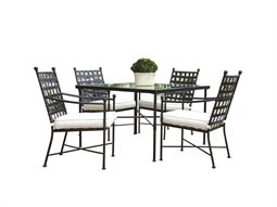 Kettler Pilano Steel Wrought Iron Gray 7 Piece Patio Dining Set | KRC08010200K3
