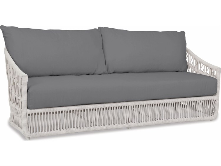 Sunset West Dana Wicker Outdoor Patio Sofa | SW430123NONSTOCK