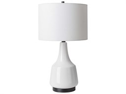 Currey & Company Beryl Subtle Shimmer Green White Linen Trim Table Lamp ...