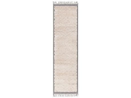 Surya Sousse Light Beige / Gray / Charcoal Runner Area Rug | SYSUS2302RUN