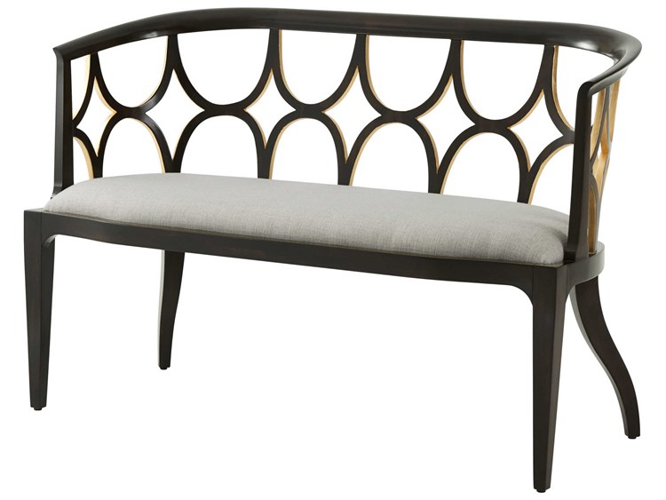 Theodore Alexander Ta Originals Brown Upholstered Accent Bench ...