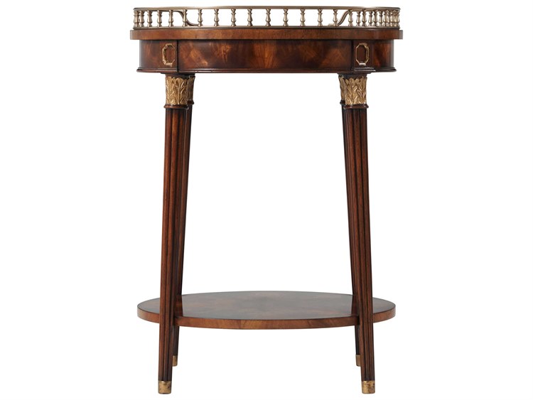 Theodore Alexander Althorp Living History Round Wood Italian Gold ...