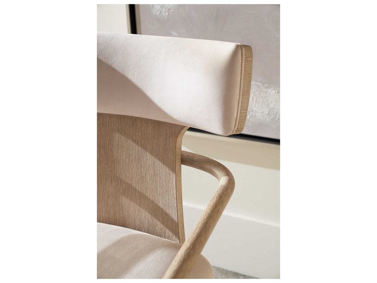 Theodore Alexander Repose Gray Leather Adjustable Task Office Chair ...