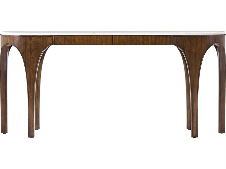 Theodore Alexander Ta Originals Oval Marble Galeto Console Table ...