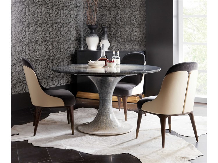 Theodore Alexander Ta Originals Round Wood Filament Panos Dining Table | TALTA54018