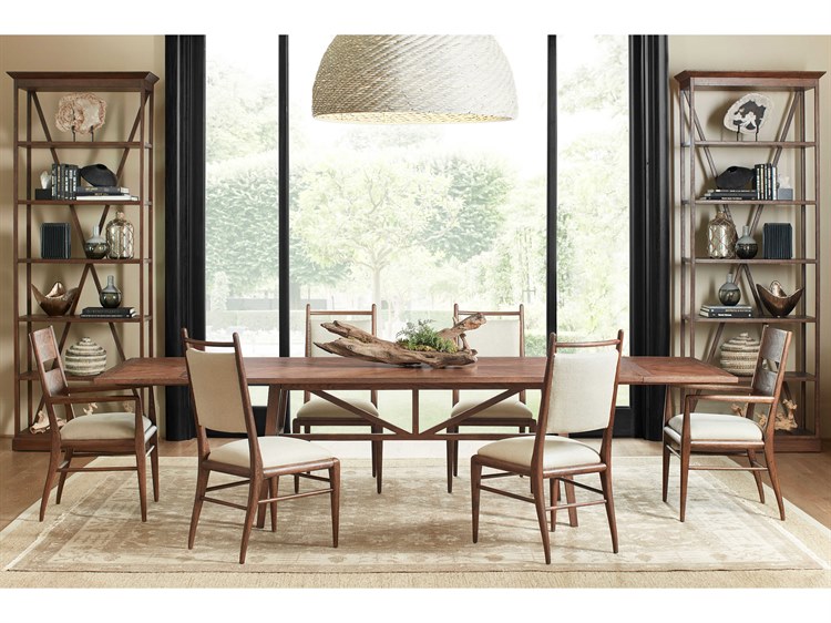 Theodore Alexander Nova Rectangular Wood Extending Dining Table ...