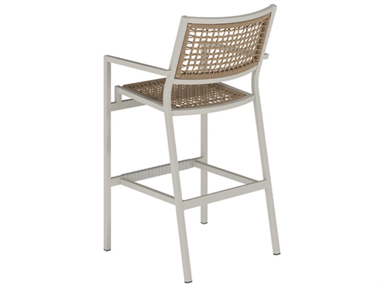 Tropitone Cabana Club Rope Aluminum Outdoor Patio Bar Stool | TP592426RP30