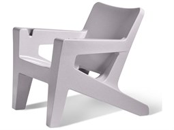 Tupelo Goods Loop Marine Grade Polyethylene Lounge Chair in Concrete ...