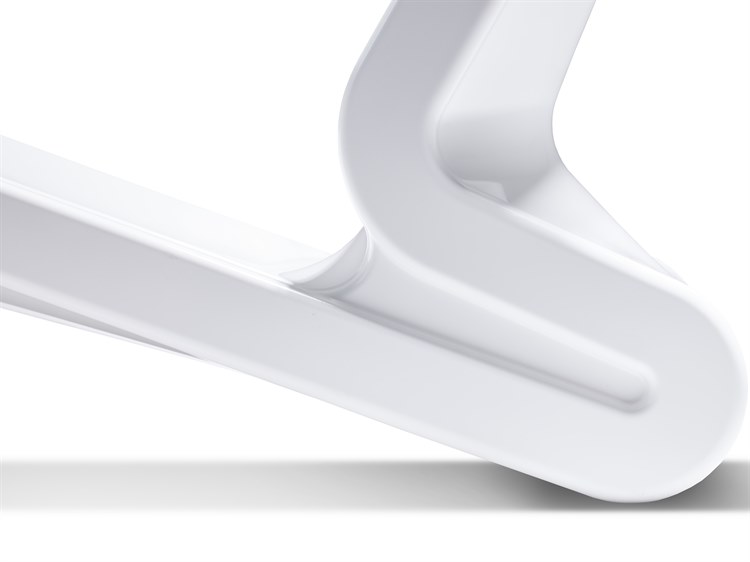 Tupelo Goods Line Resin Lounge Chair in Highcloud White | TUP8900700