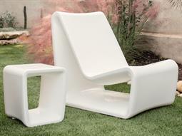 Tupelo Goods Loop Marine Grade Polyethylene Lounge Chair in Concrete ...