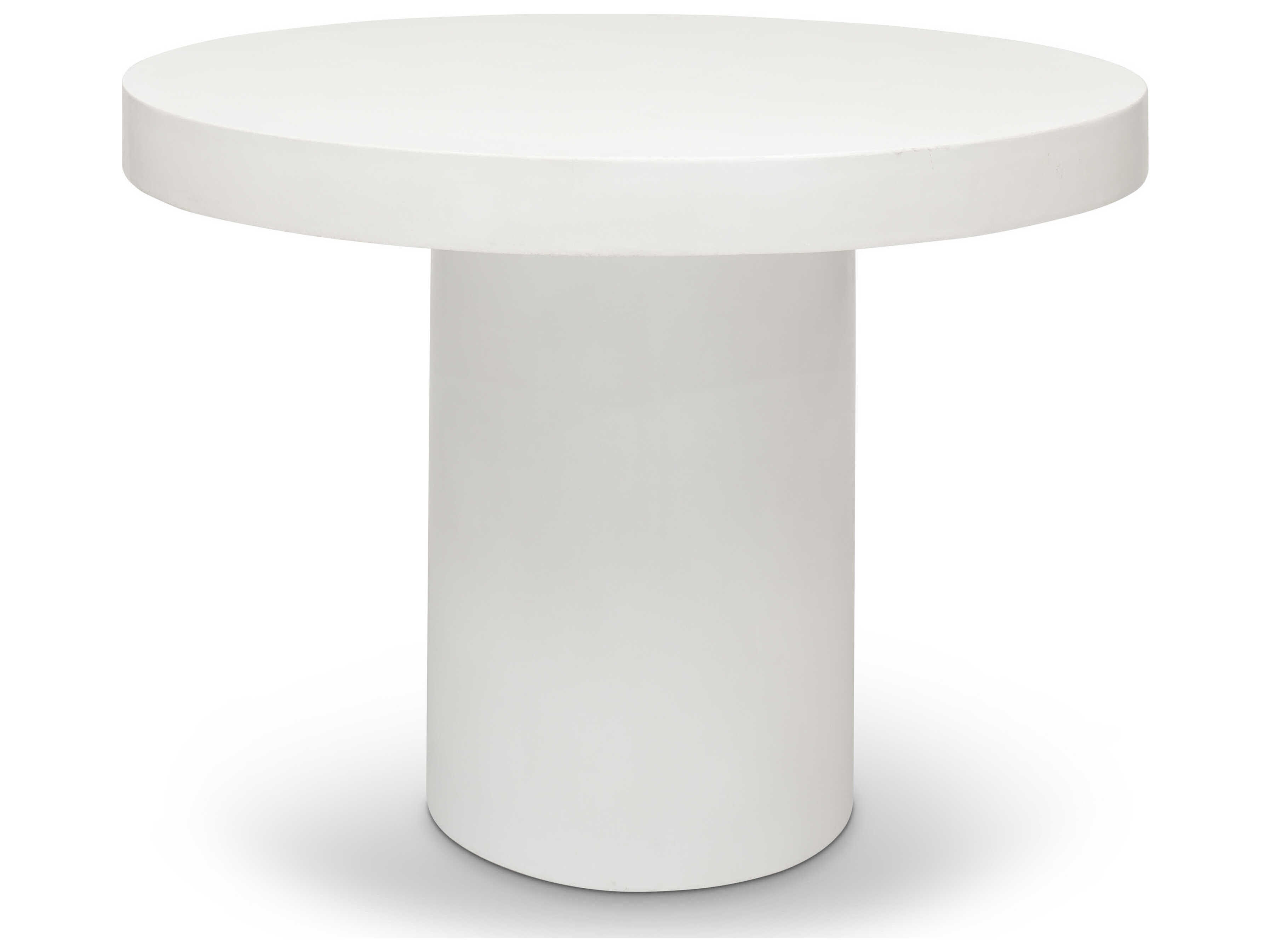 Urbia Outdoor Mixx Circa Ivory Concrete 47" Wide Round Bar Table ...