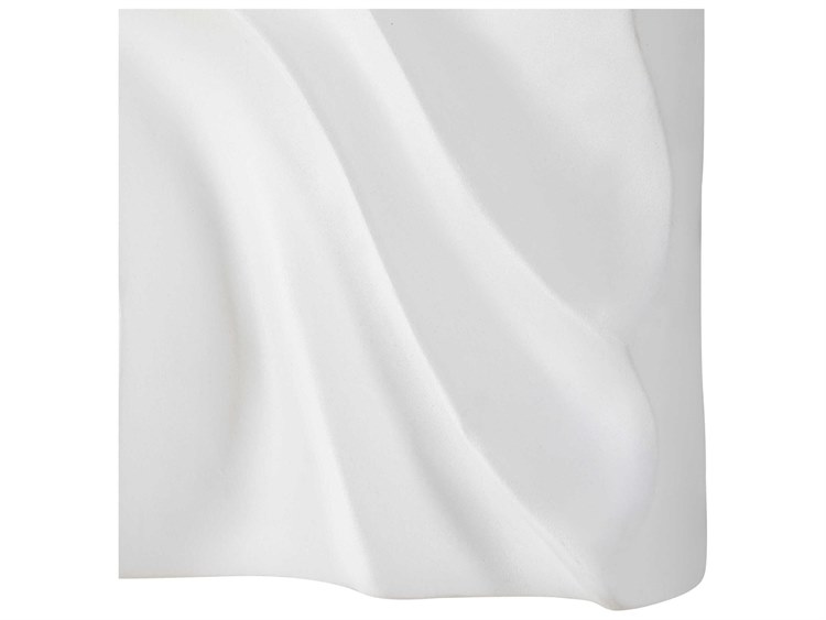 Uttermost Snowdrift Scultped White Wall Decor Set of 4 | UT04368