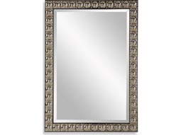 Mirror Home Rustic White Rectangular Wall Mirror | MIH20653