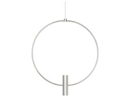 Visual Comfort Modern Layla 1-Light Natural Brass Round Pendant ...